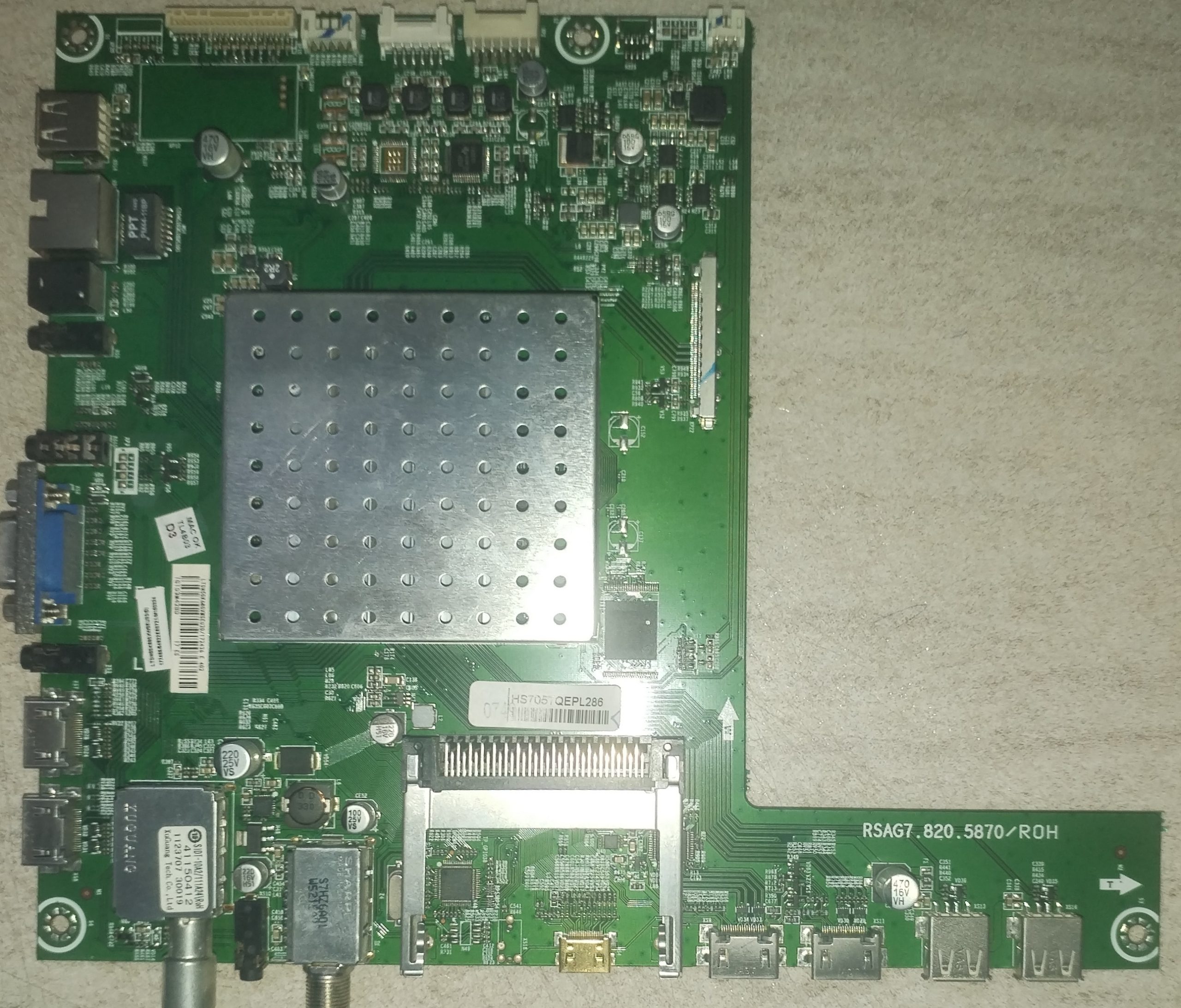 LTDN50K680XWSEU3D PLACA BASE TV HISENSE RSAG7.820.5807/ROH - CCI Torrevieja